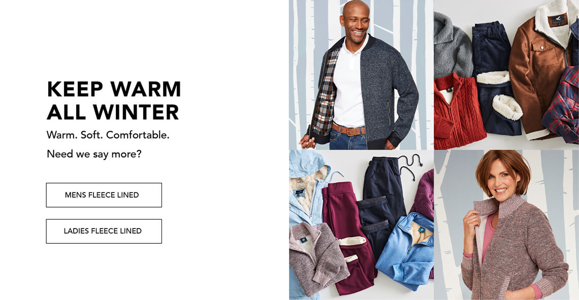 Mature Mens & Womens Clothing & Footwear - Chums