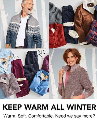 Mature Mens & Womens Clothing & Footwear - Chums