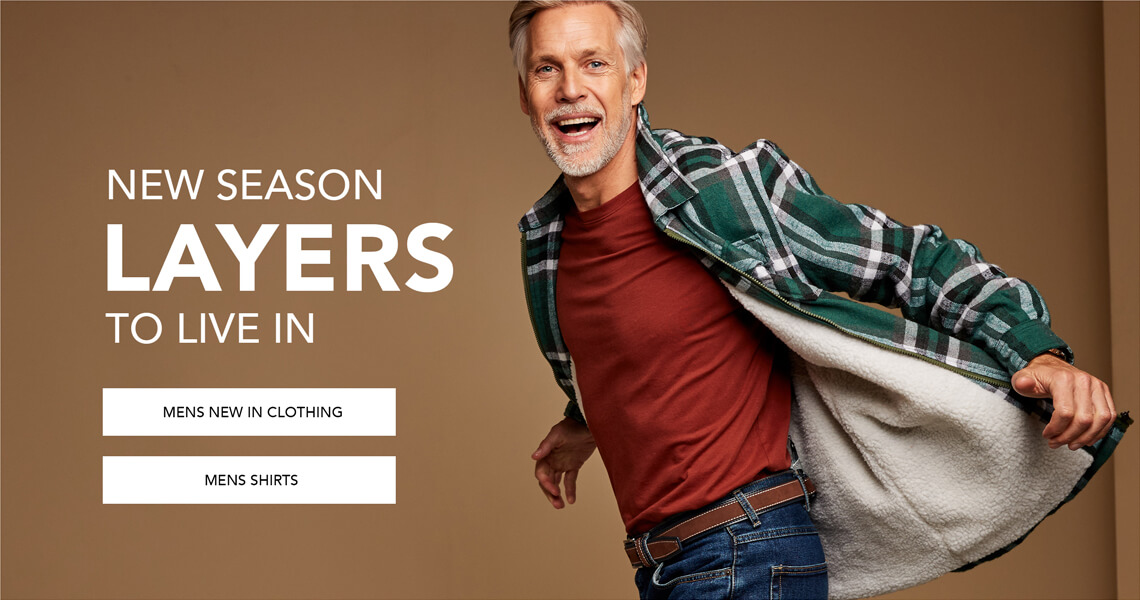 Mature Mens & Womens Clothing & Footwear - Chums