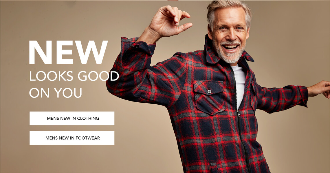 Mature Mens & Womens Clothing & Footwear - Chums