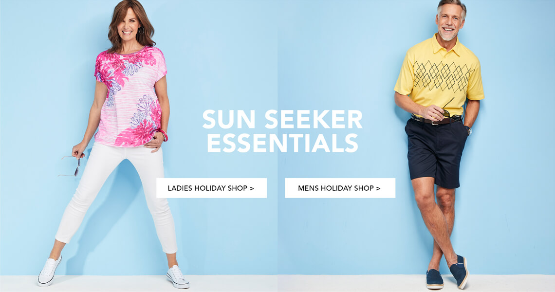 Mature Mens & Womens Clothing & Footwear - Chums