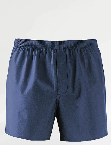 Pack Of 5 High Rise Plain Boxers | Chums