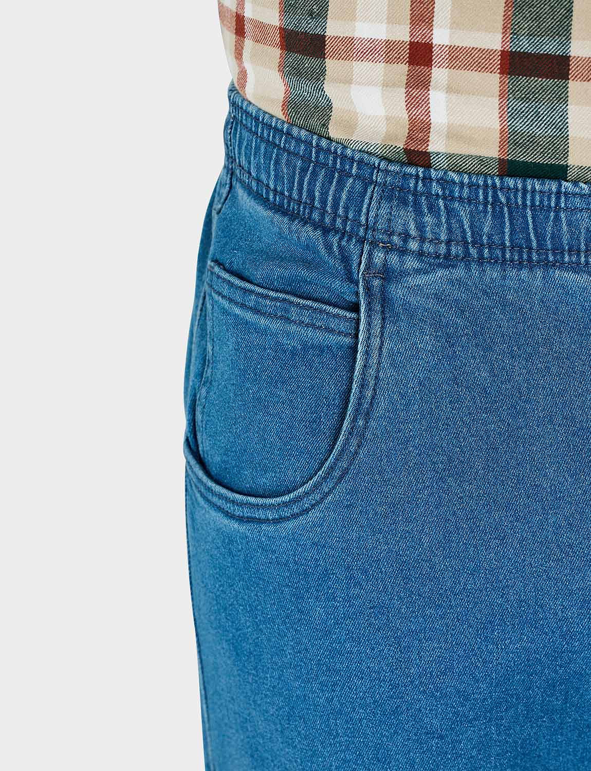 Pegasus Elastic Waist Denim Jean in Stretch fabric | Chums